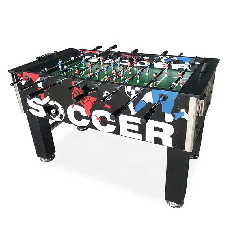 Colorful Printed Factory Price 5ft Foosball Game Table Indoor Recreational Hand Play Soccer Ball ...