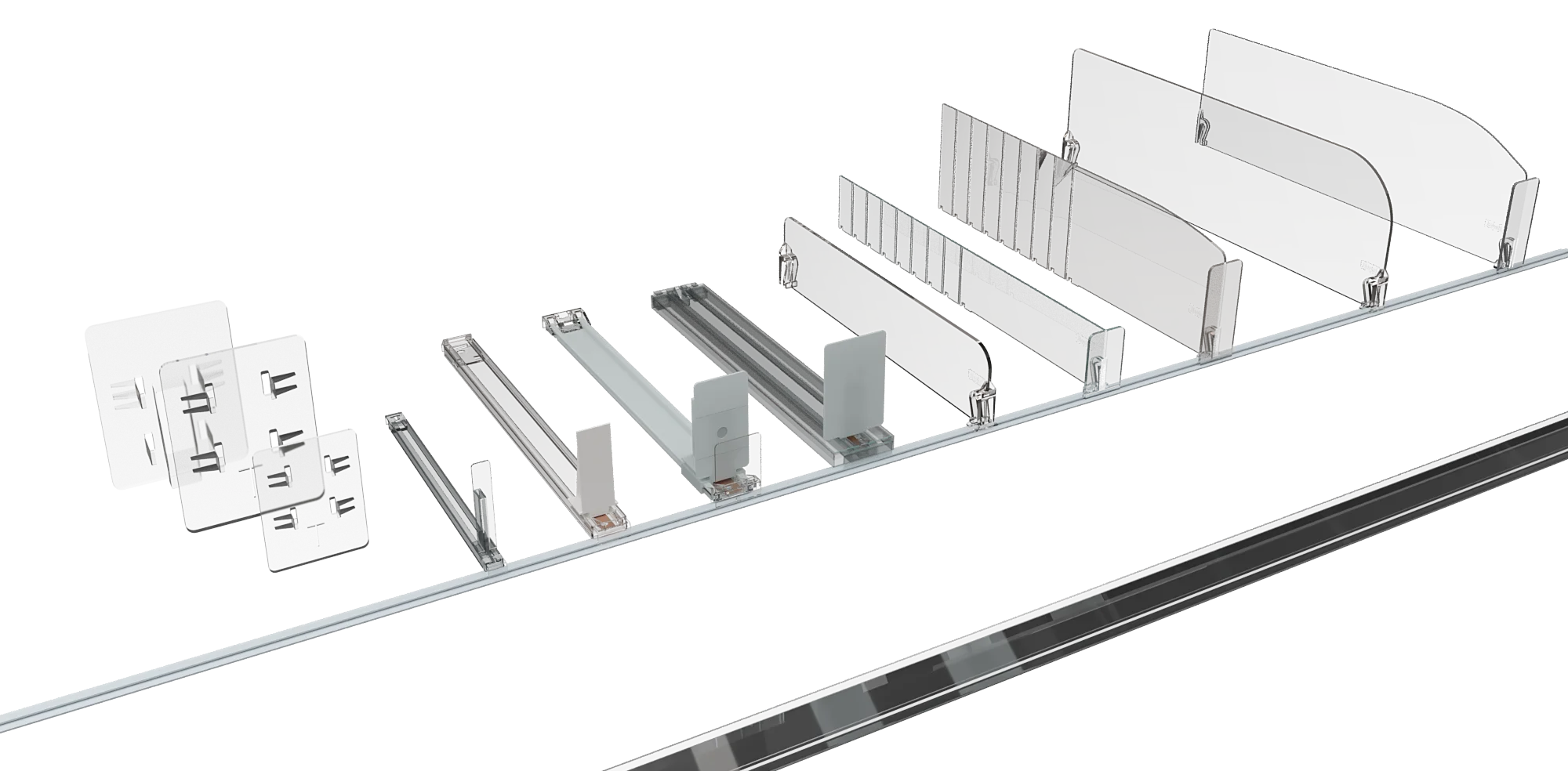 Customizable Shelf Pusher System for Efficient Display