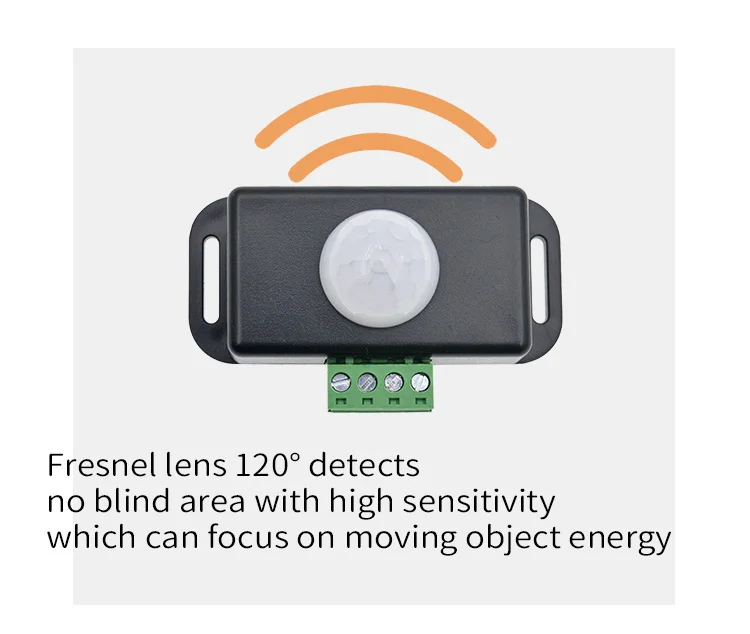 12v 6a Surface Mounting Pir Induction Sensor With Lighting And ...