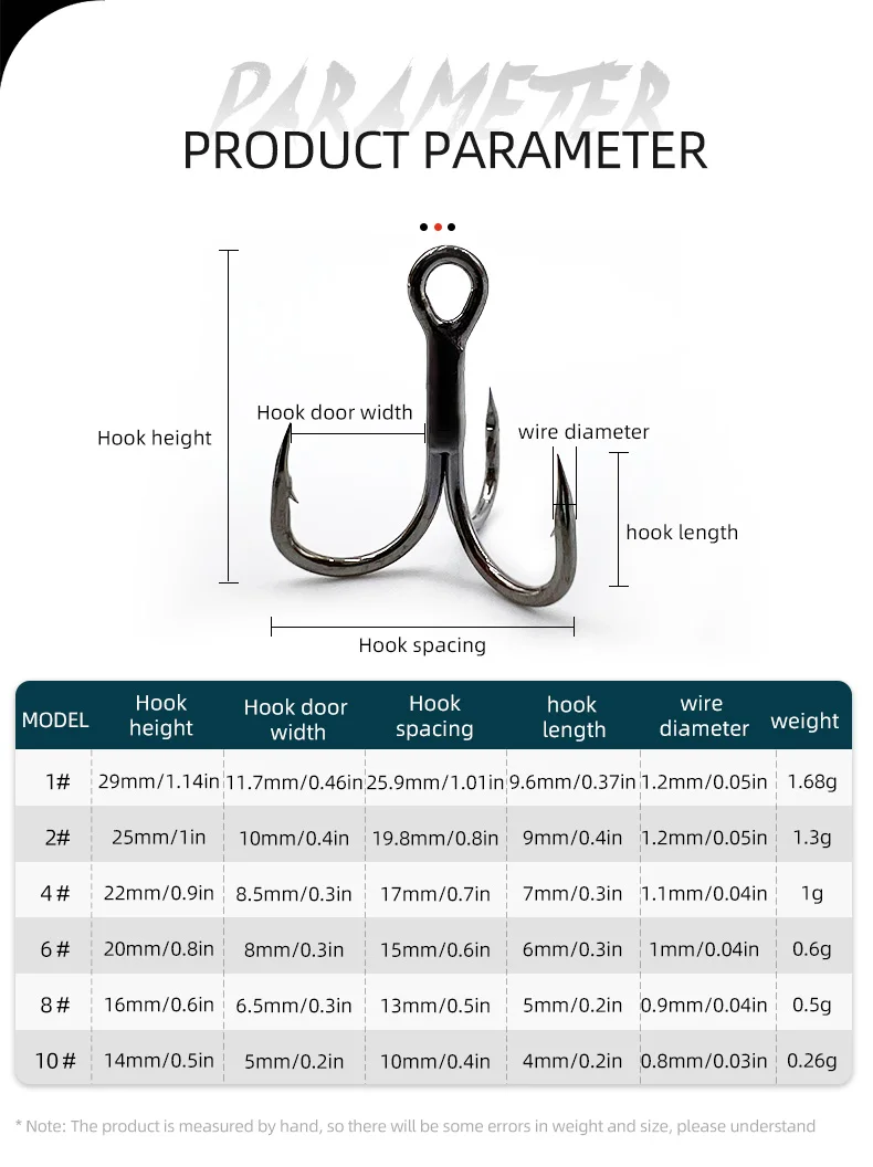 3X Strong Sea Fishing Triple Reinforced Blood Tank Hook