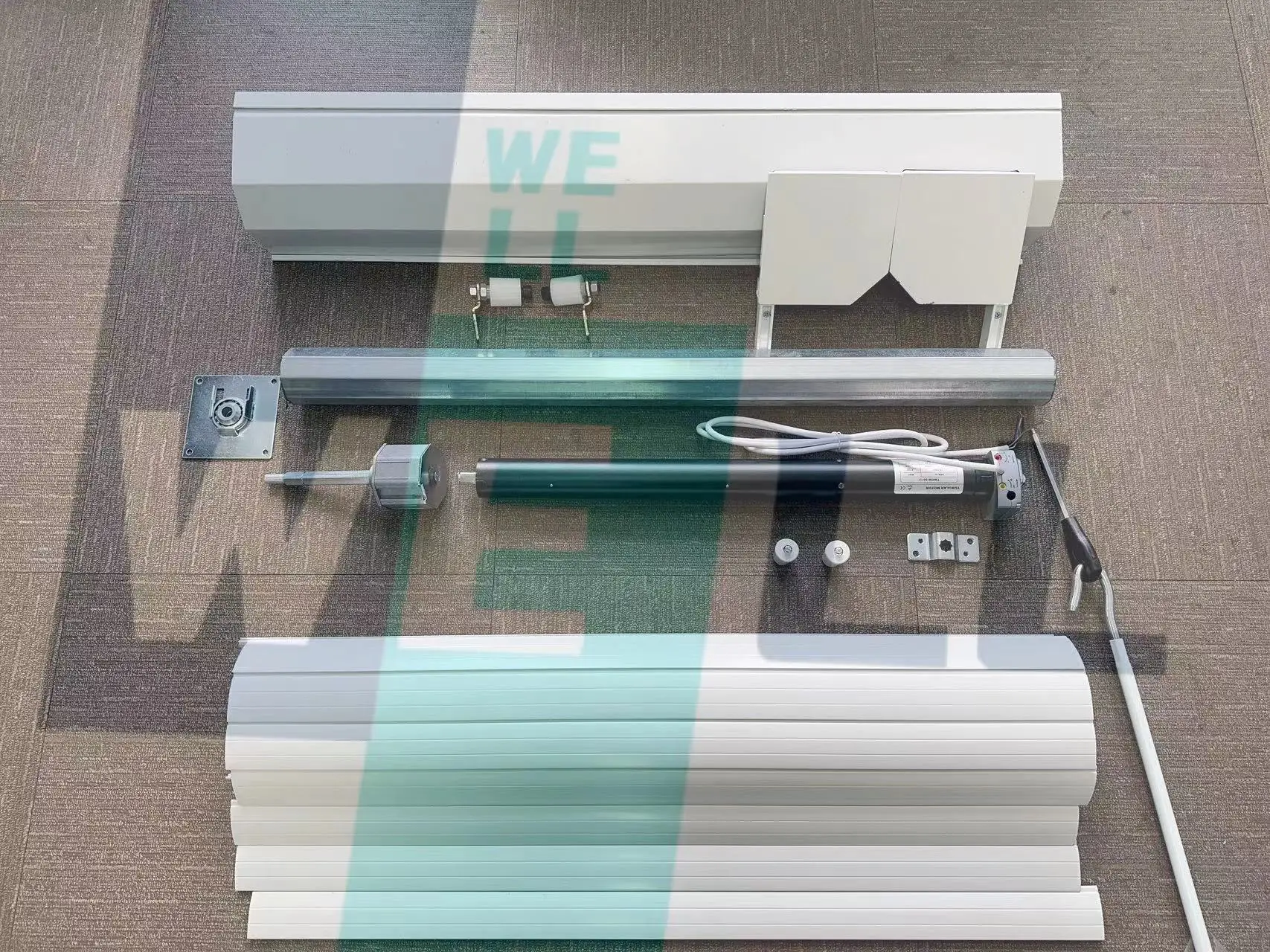 Smart Roller Shutter with Aluminum Top Cover & Remote Control