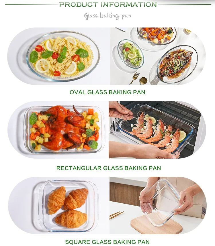 Wholesale Customized High Borosilicate Glass Bread Baking Pan Pyrex ...
