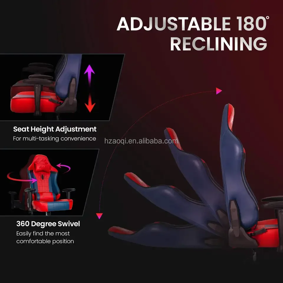 Spider Man 2D Arms Gaming Chair - Free Sample Red Sillas