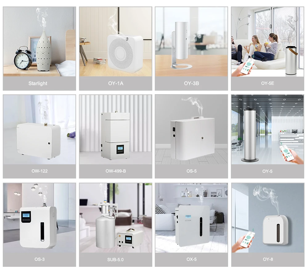 Smart Wall Mount Waterless Aroma Diffuser for Hotels