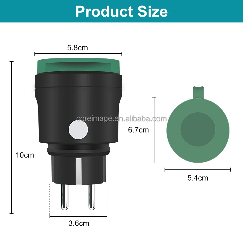 Outdoor Tasmota Wifi Socket Esp Chip Smart Plug 16a Wifi Sockets With ...