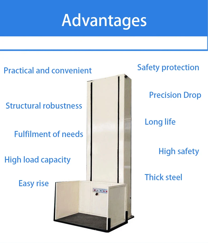 Custom Indoor Outdoor Wheelchair Lift Elevator Safe Small Home Lift ...