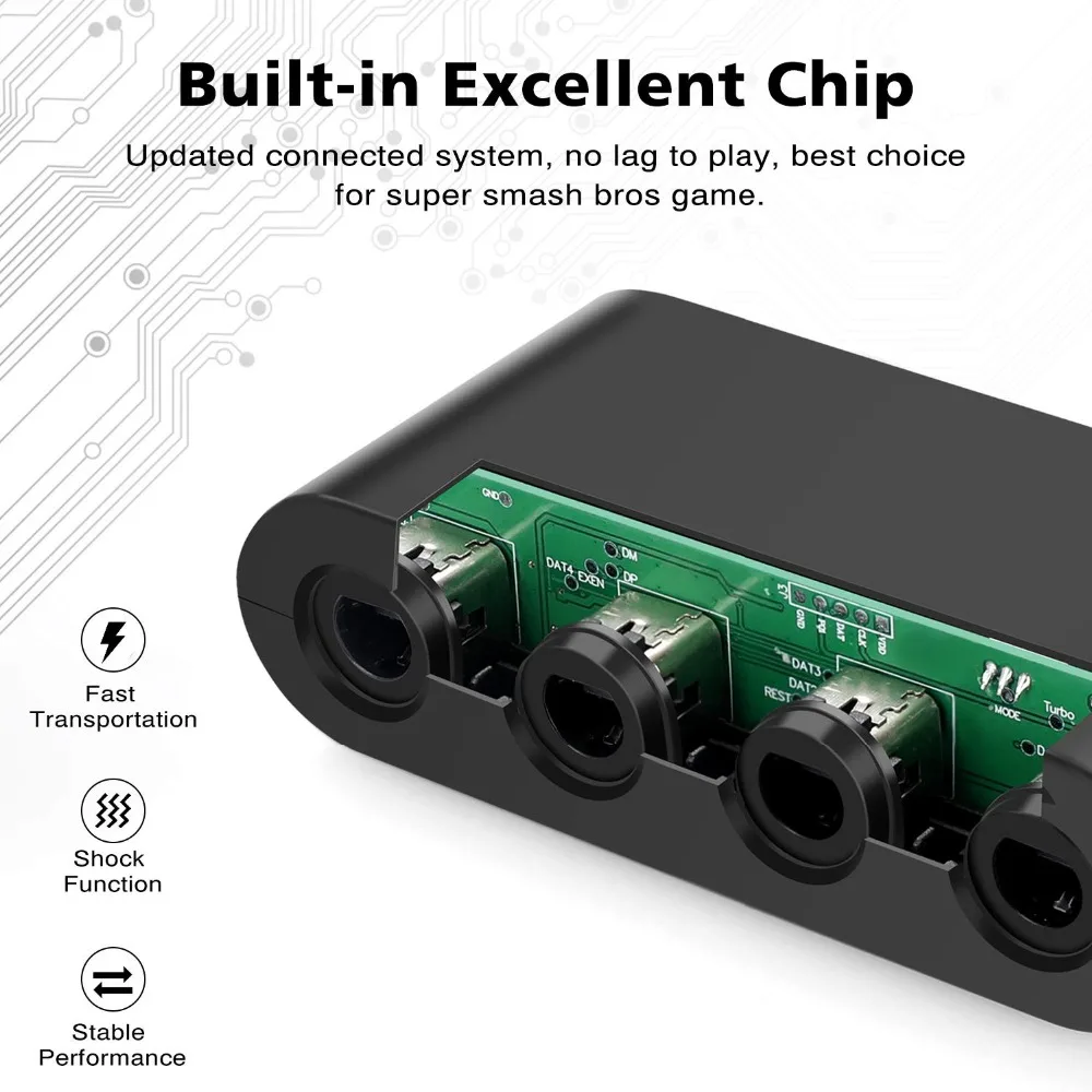 4 Ports Game Converter - USB Adapter for Nintendo Switch