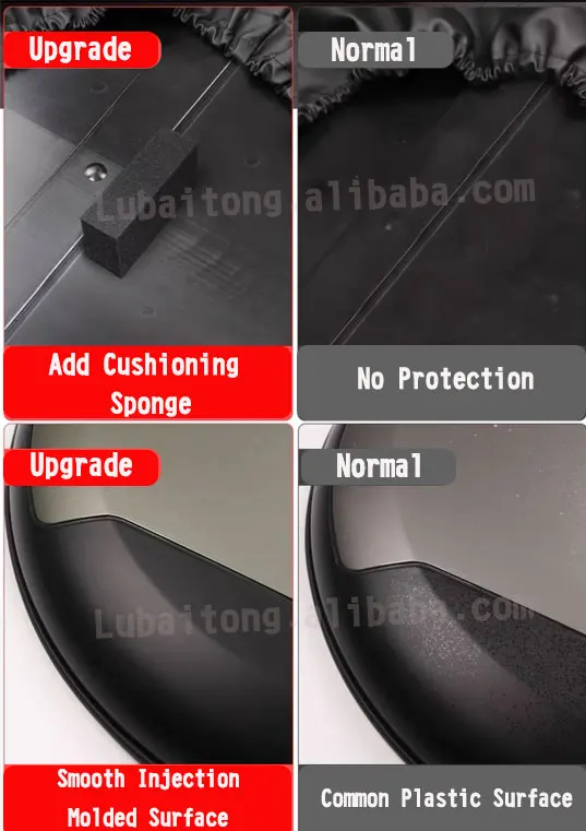 Danyang Robaton ABS Gloss Black Spare Wheel Cover Rear Tire Cover for ...