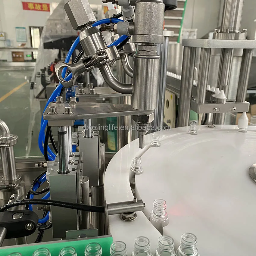 Vial Filling Dosing And Stoppering Machine Chubby Gorrila Bottle Small ...