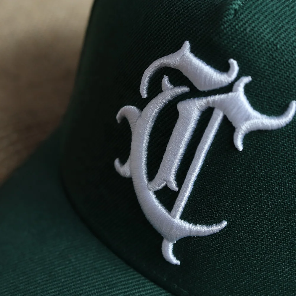 Shop Our Best Selling Green 5 Panel Caps with 3D Embroidery