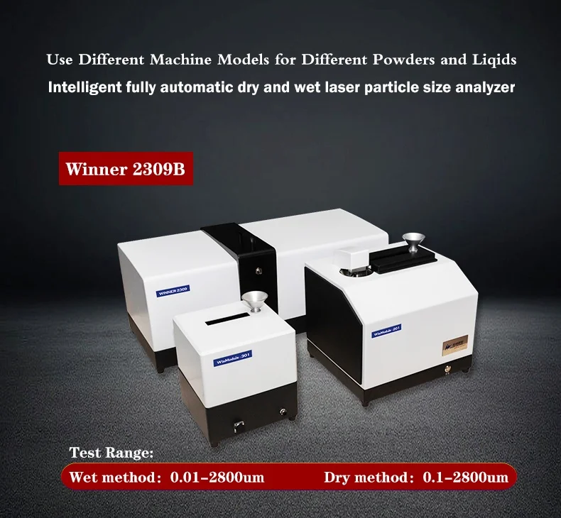 Winner 2309B Double Dispersion (Wet and Dry) Laser Particle Size ...