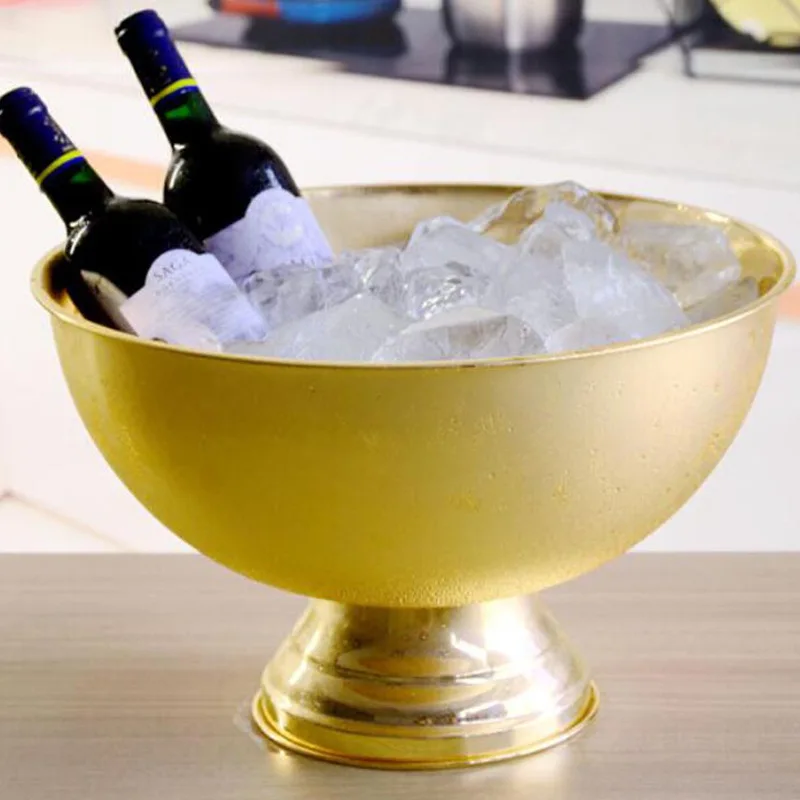 Stainless Steel Champagne Bowl Ice Bucket Large Size 8l/12l Ice Bowl ...