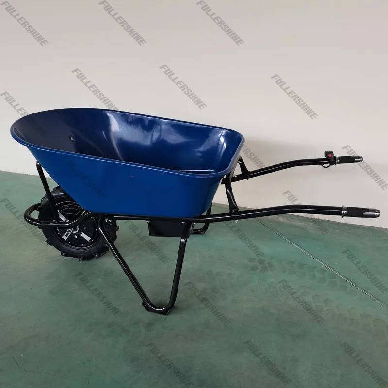 CE Approved 200kg Load Battery Power Motor Wheelbarrow Electrical Truck ...