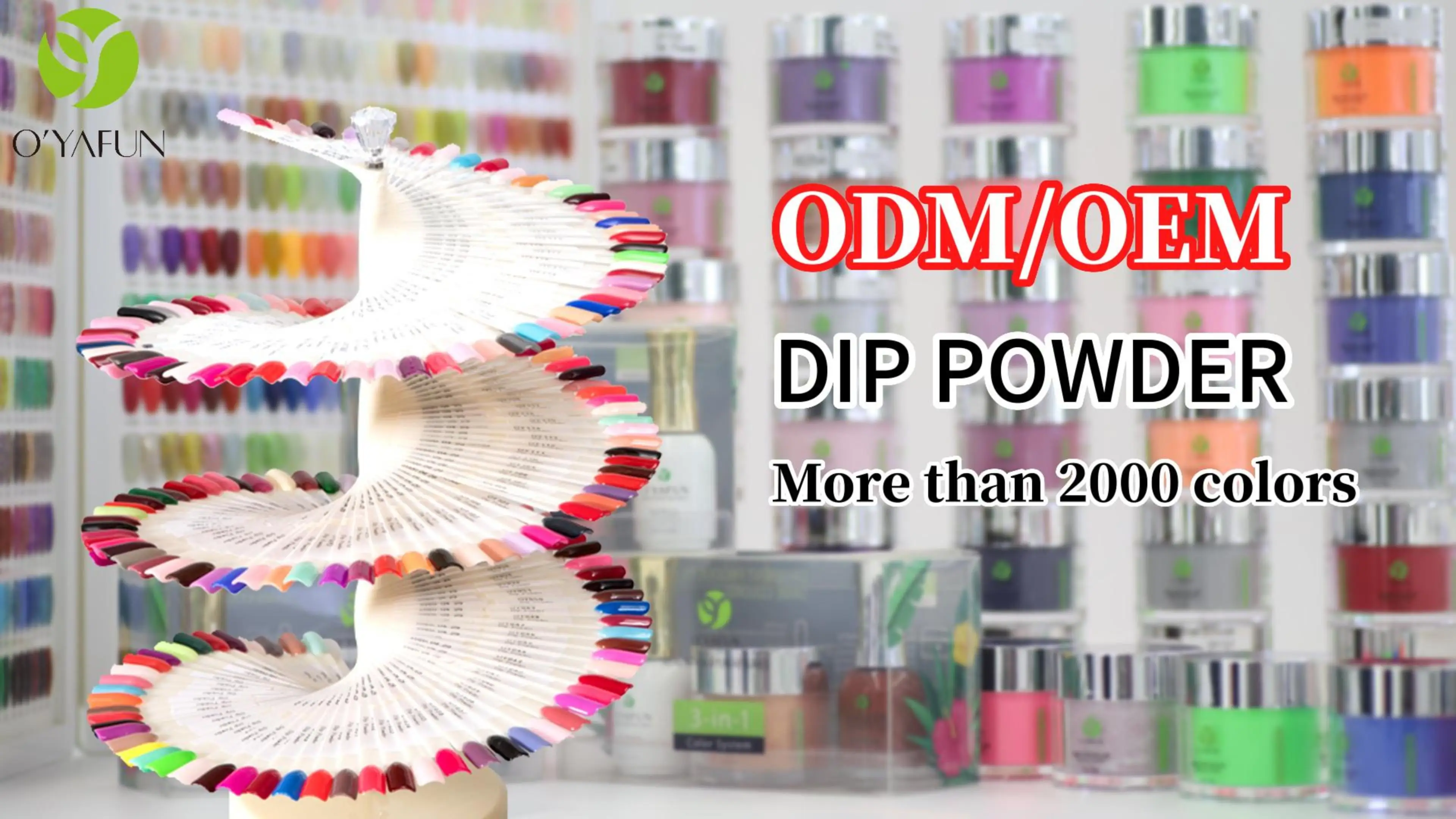 Factory Wholesale Private Logo Brand Custom Dipping Powder Color Nude ...