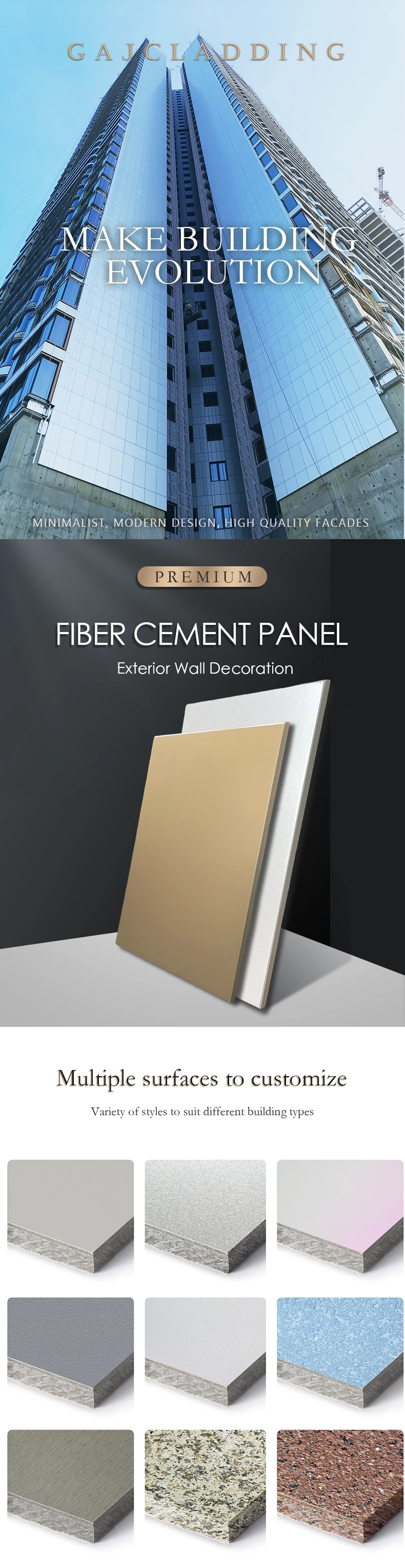 Rainscreen Facade System - Durable Fiber Cement Panels