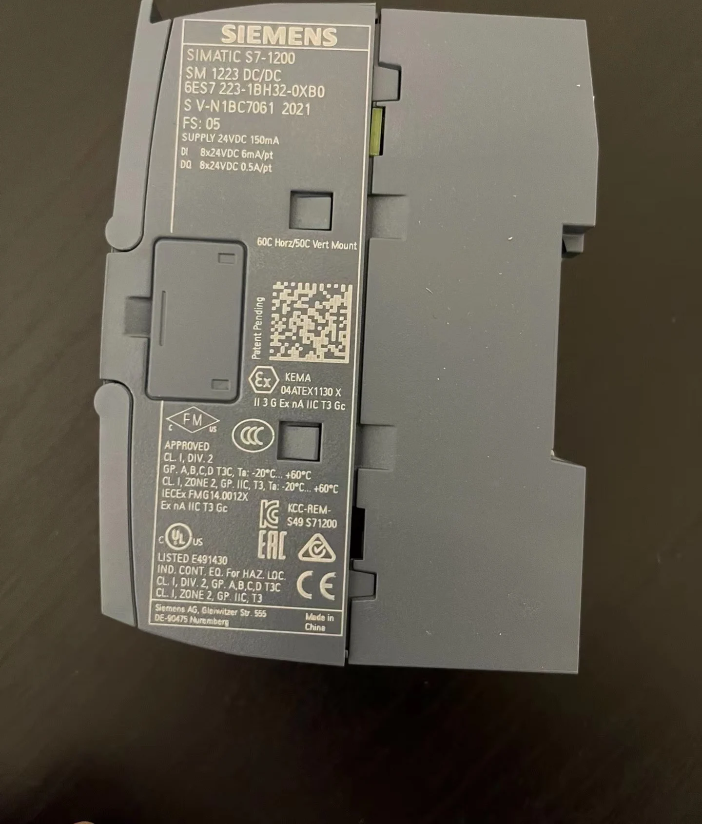 Simatic S7-1500 Digital Input Module Module Number 6es7521-1bl10-0aa0 ...