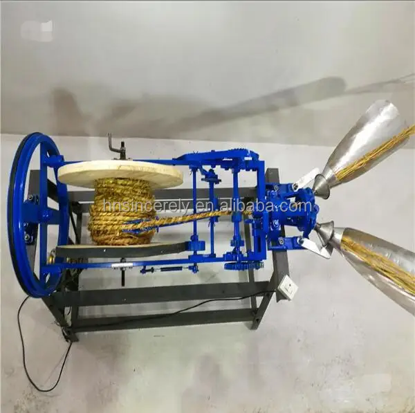 Processing Straw Rope Machine/electric Reed Straw Rope Rolling Machine ...