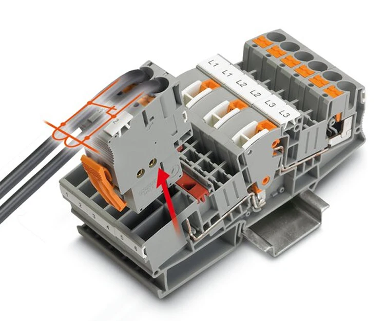 Phoenix 3070311 Usst 6-t/sb-p - Test Disconnect Terminal Block - Buy ...