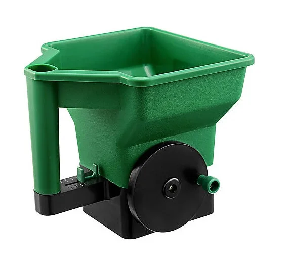 3L Portable Hand Held Garden Rotary Seeder Fertilizer Spreader with an ...