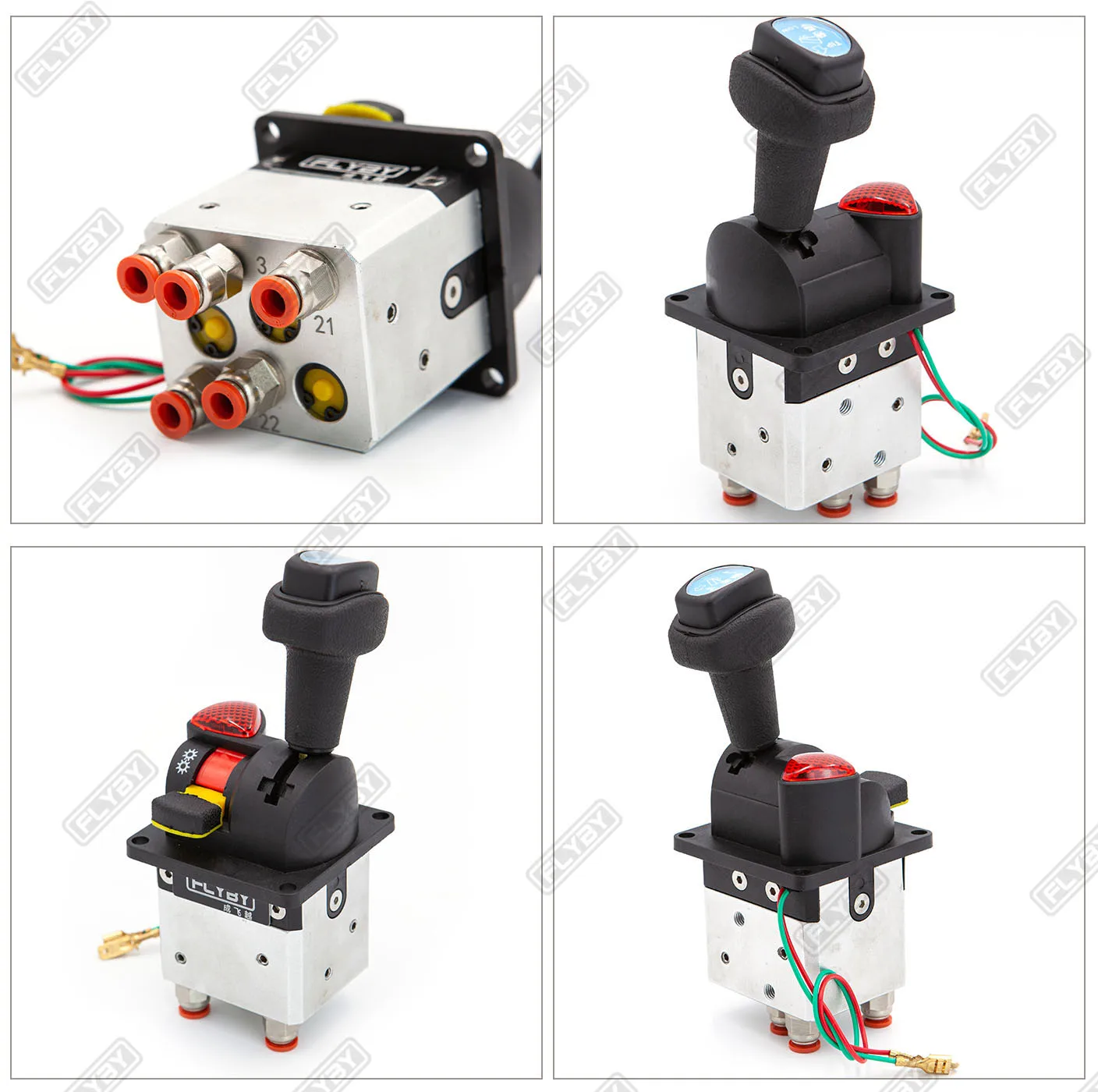 FLYBY Pneumatic Manual Control Valve High Pressure Dump Truck Joystick ...