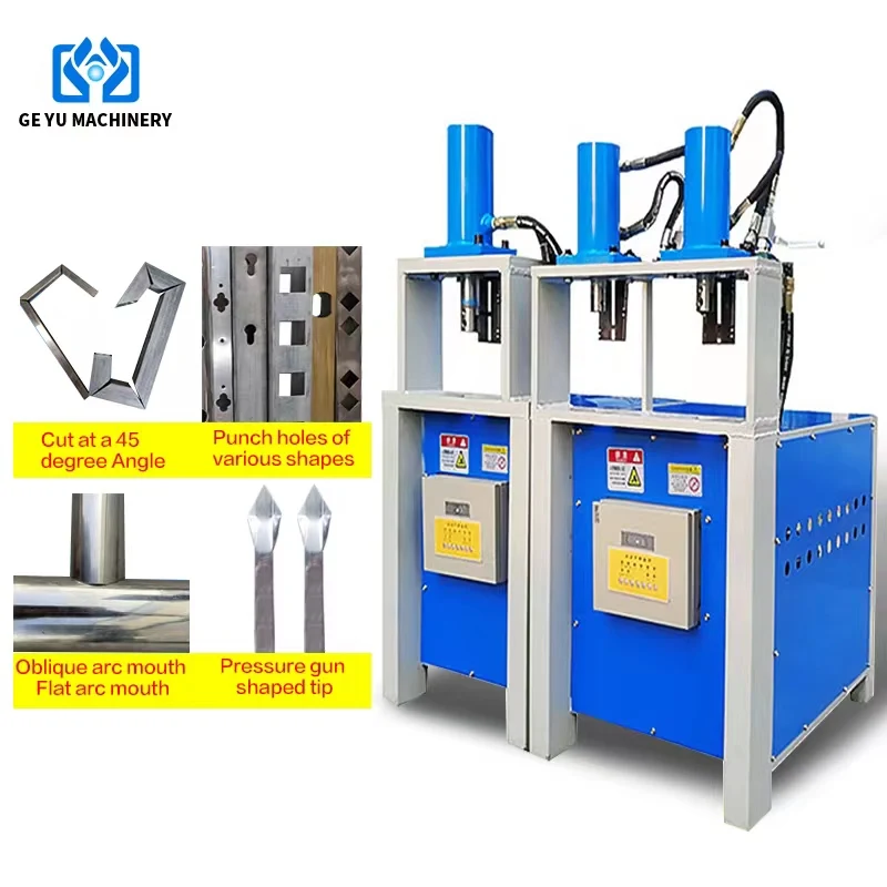 Steel Tube Hole Square Punch Hydraulic Pipe Punching Machine - Buy Hole ...