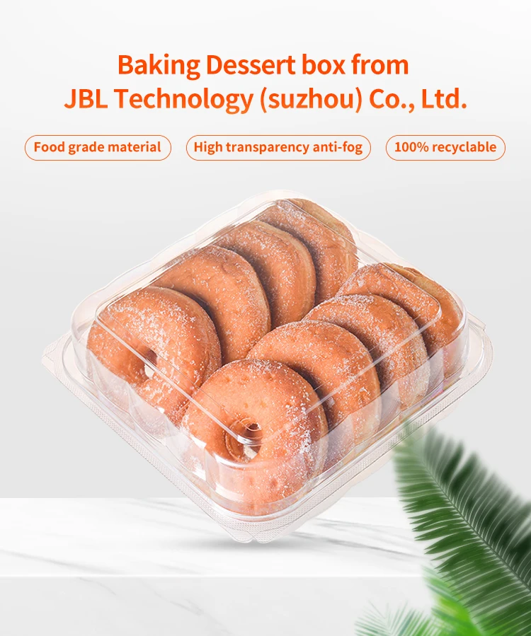 Custom Donut Taro Roll Swiss Roll Cake Baking Packaging Box High ...