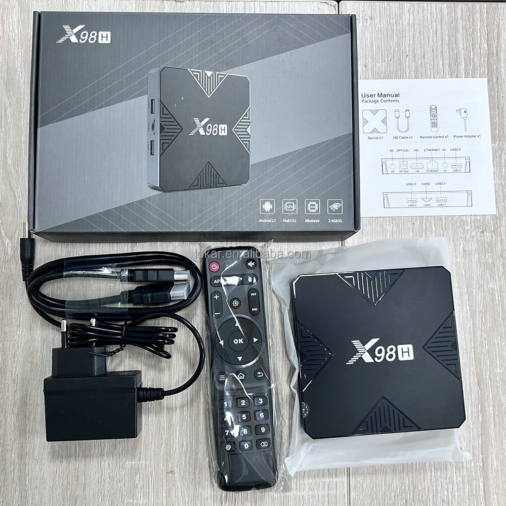 Android 12.0 Smart Tv Box Allwinner H618 Media Player Quad Core 64-bit ...