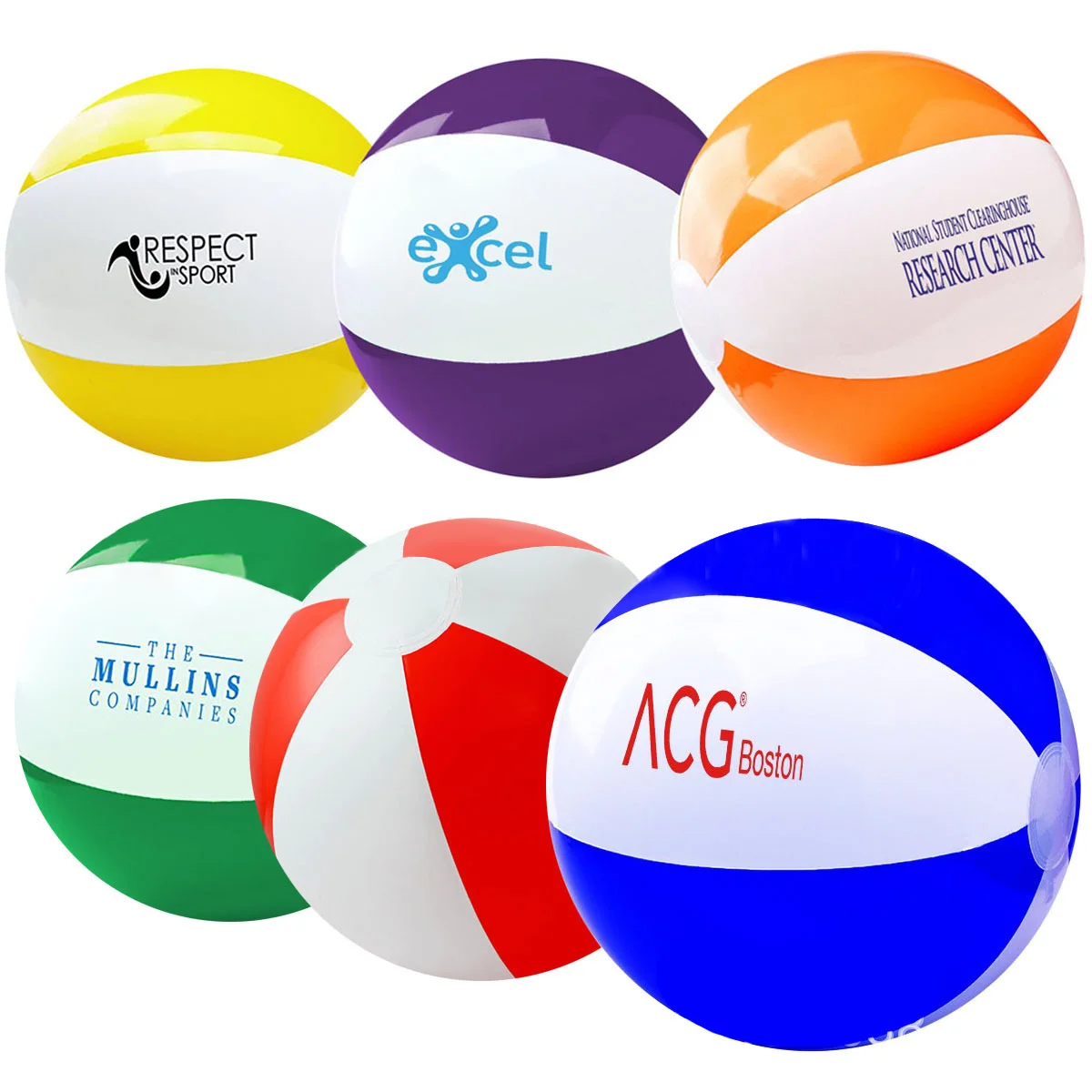 Factory Custom Size Beach Ball Aerate Various Size Color Inflatable Pvc ...
