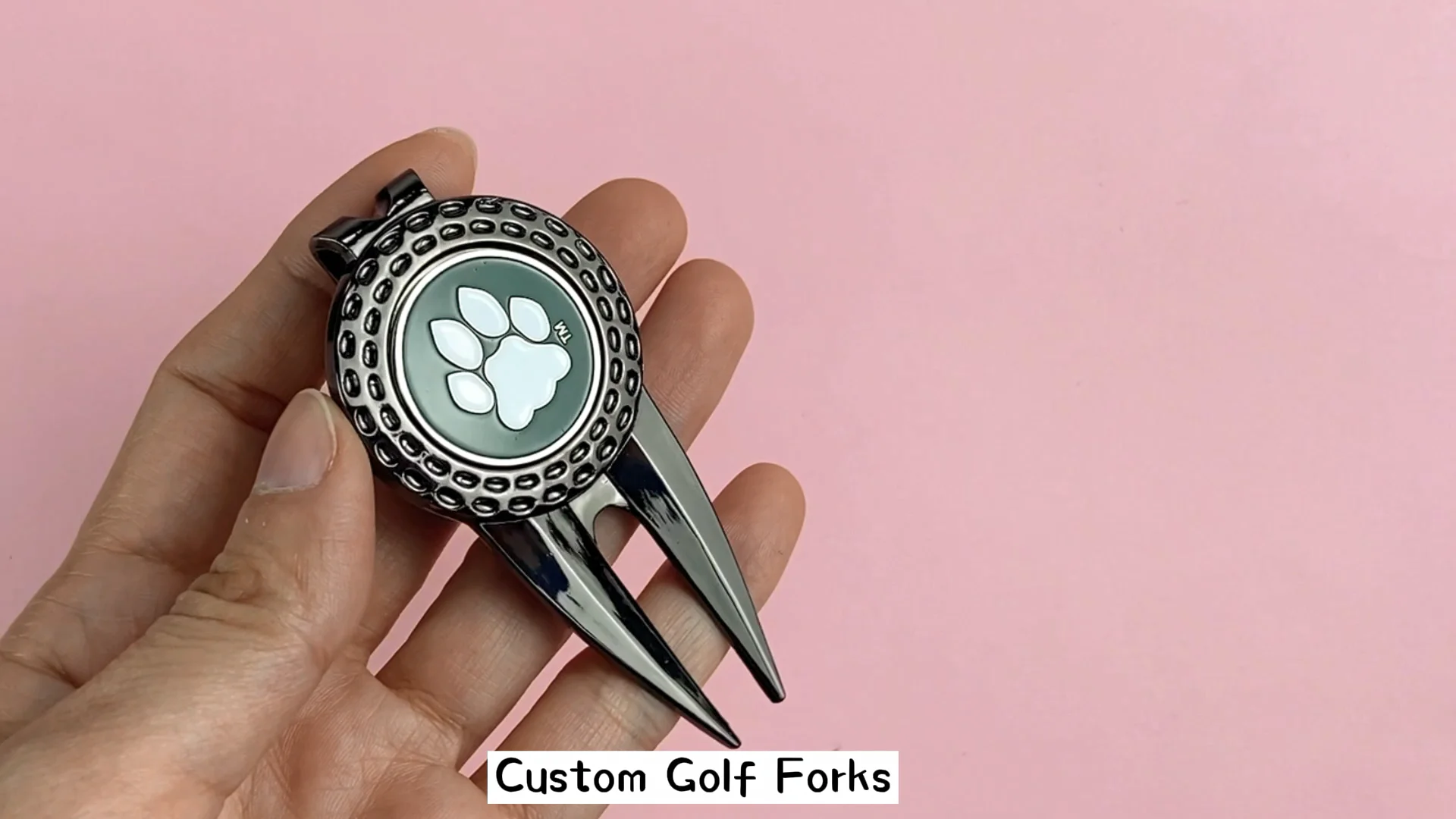 Luxury Manufacturer Gold Silver Metal Stainless Steel Golf Ball Marker ...