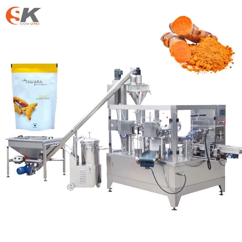 Automatic Doypack Stand up Pouch Packing Machine Instant Coffee Powder ...