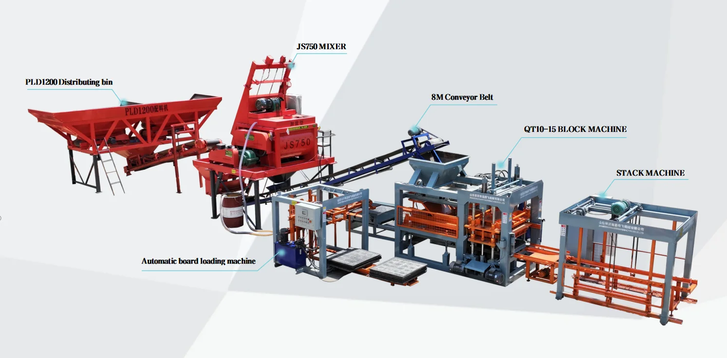 Qt10-15 Automatic Cement Concrete Hollow Solid Brick Paving Curbstone ...