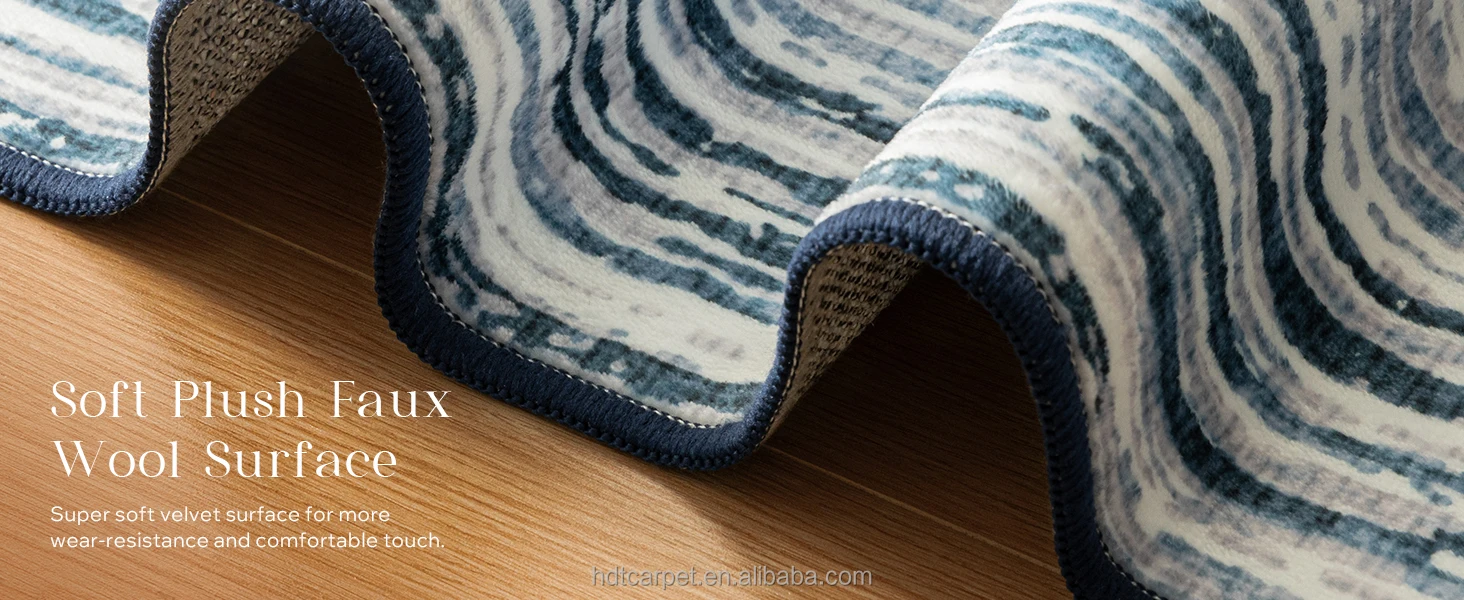 extra Large 3d Printed Geometric Modern Rugs Rug Pads for Hardwood ...