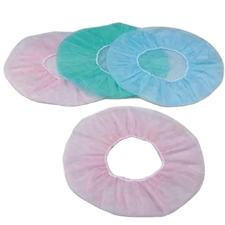Medical Bouffant Cap / Disposable Hair Cap Nurse Hat Non Woven Elastic ...