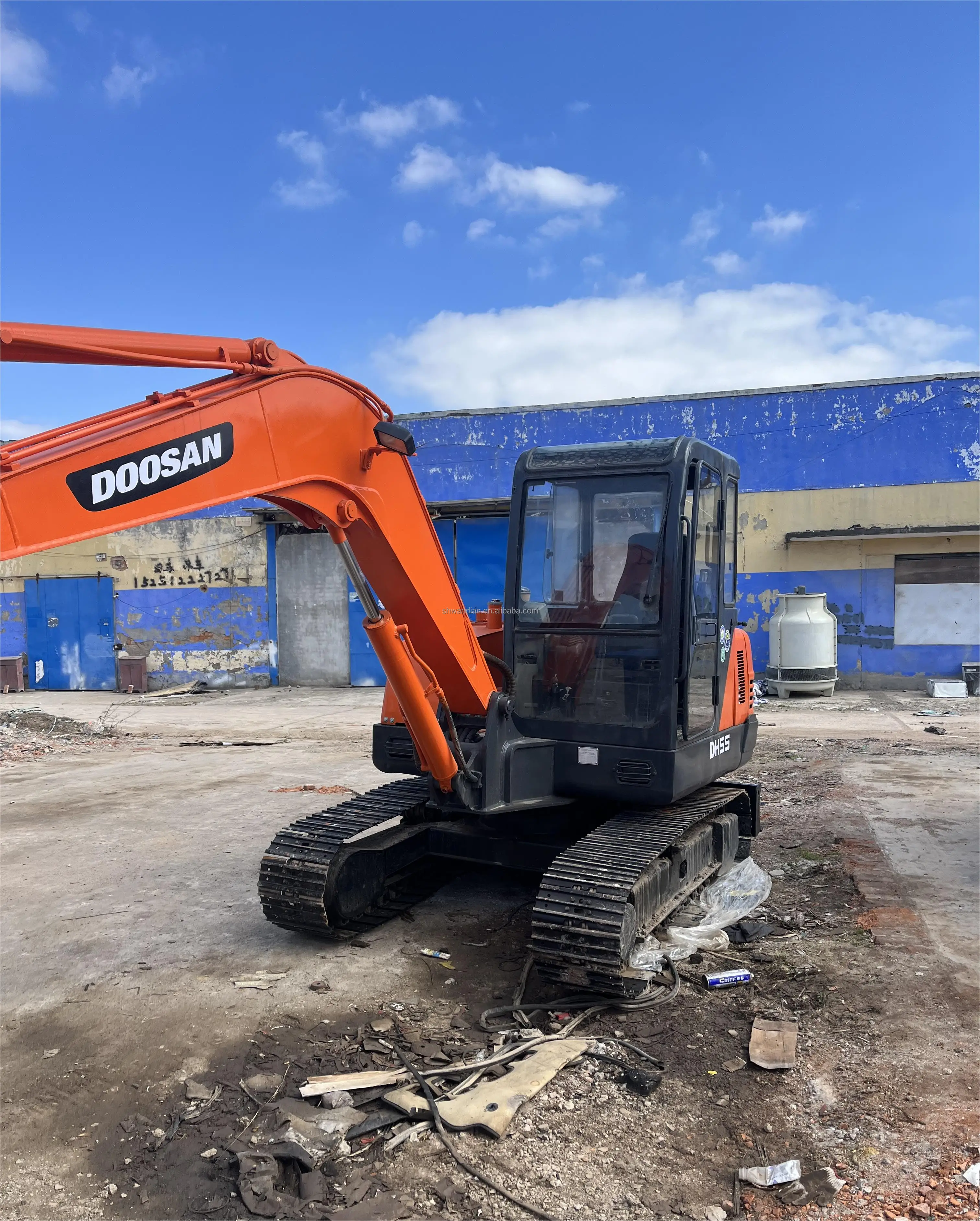 Korea Used Doosan Excavator Doosan Dh55 5 Tons Small Mini Doosan Dh55 ...