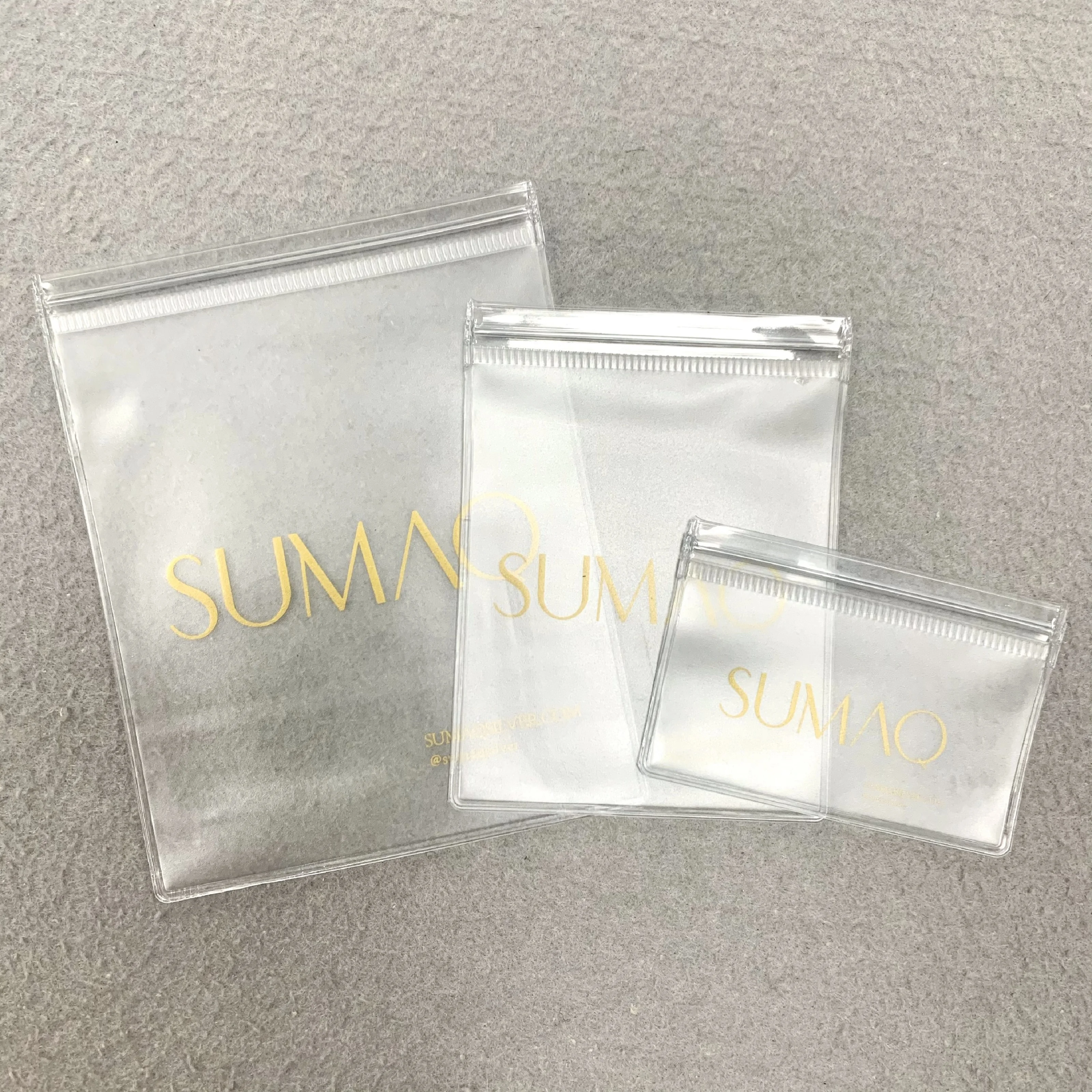 Wholesale Matt Zipper Bags With Logos Mini Earring Sealing Zip Pouch Custom Printed Small ...