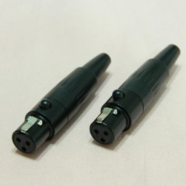 Mini XLR Connector - 5 Pin Male Plug for Audio & Video