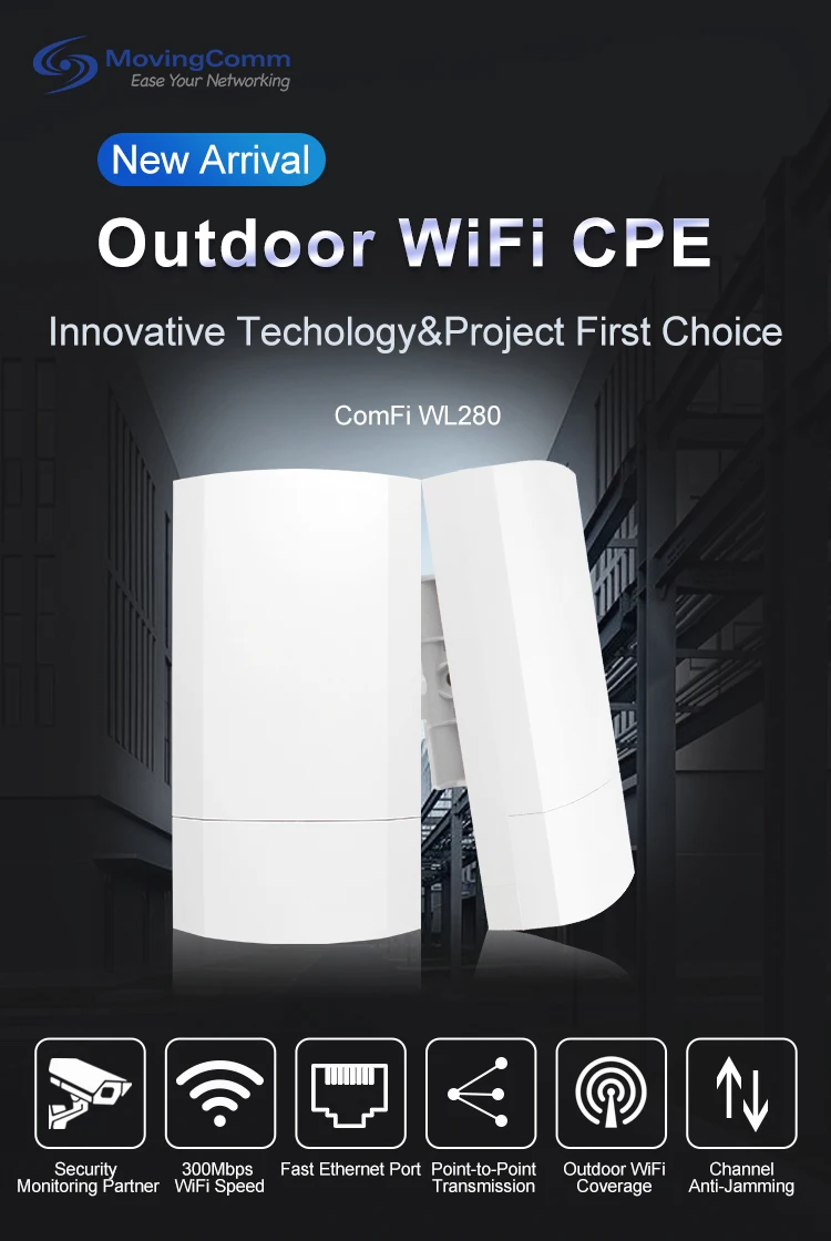 Long Distance 1km Outdoor Wifi Router - 300mbps Speed