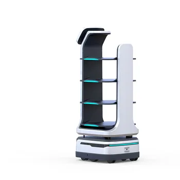 Commercial Remote Control Delivery Food Robot Runner Bar Courier ...