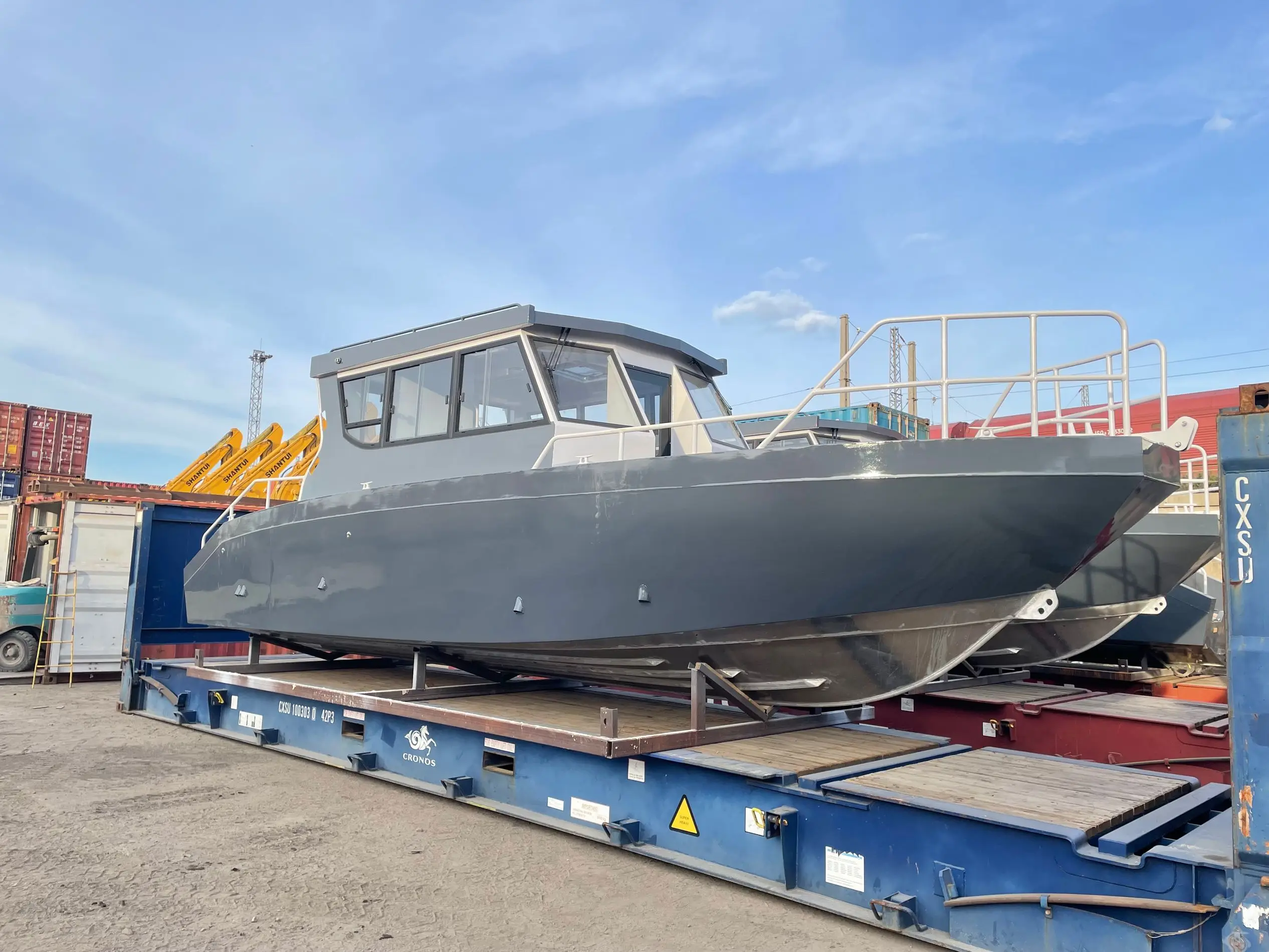 9.5m Enclosed Cabin Aluminum Speed Boat for Sale - CE Certified