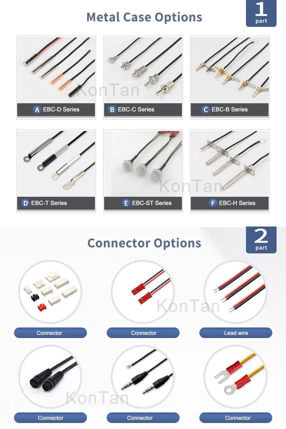 Ntc Pt100 Pt1000 Gaimc Ntc Pt100微波炉温度传感器探头全3435热敏电阻ntc温度传感器，带锡 - Buy 热敏 ...