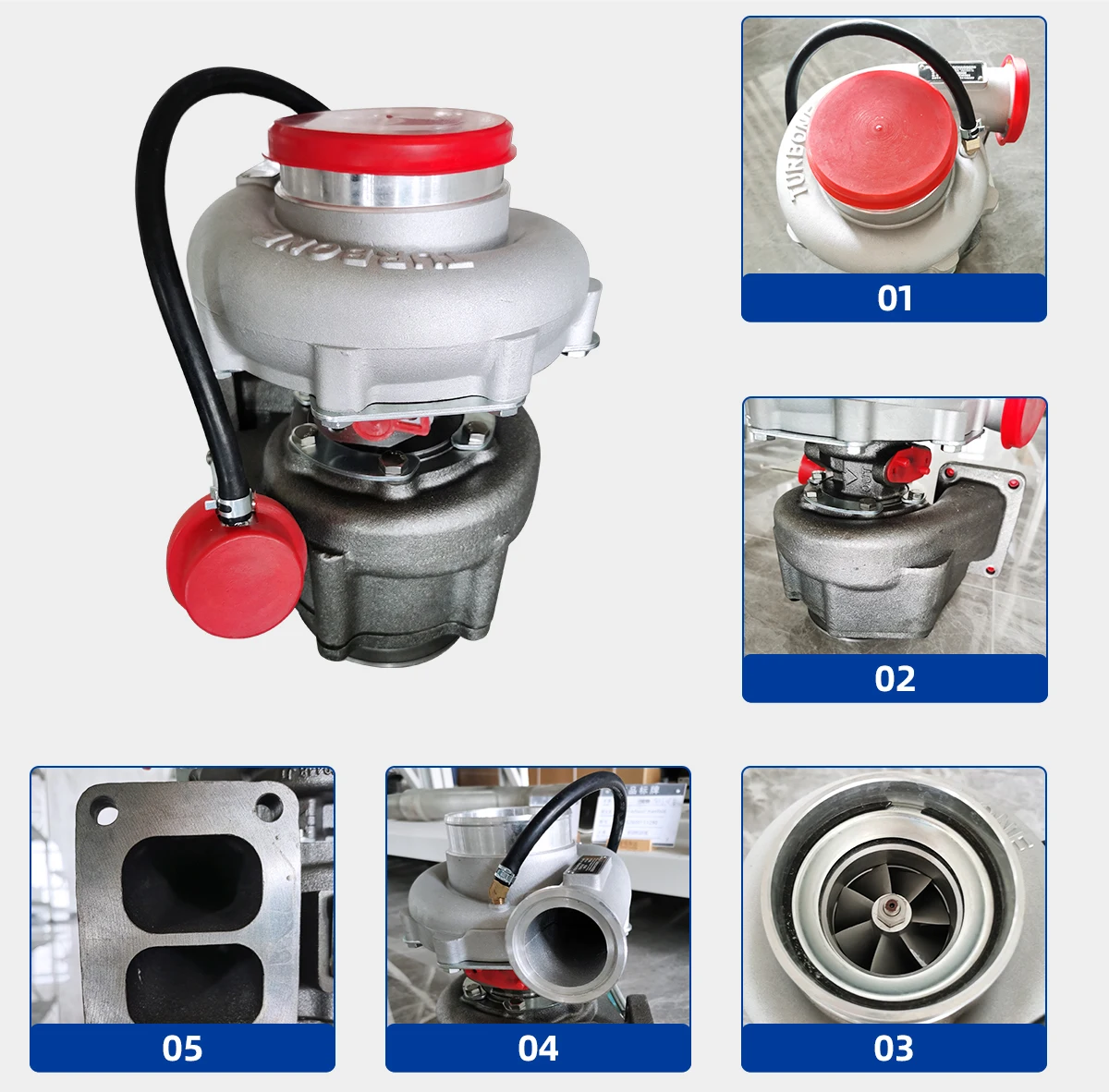 Sinotruck Howo 371hp Supercharger Turbocharger Kit 49cc 50cc 125cc TKA ...