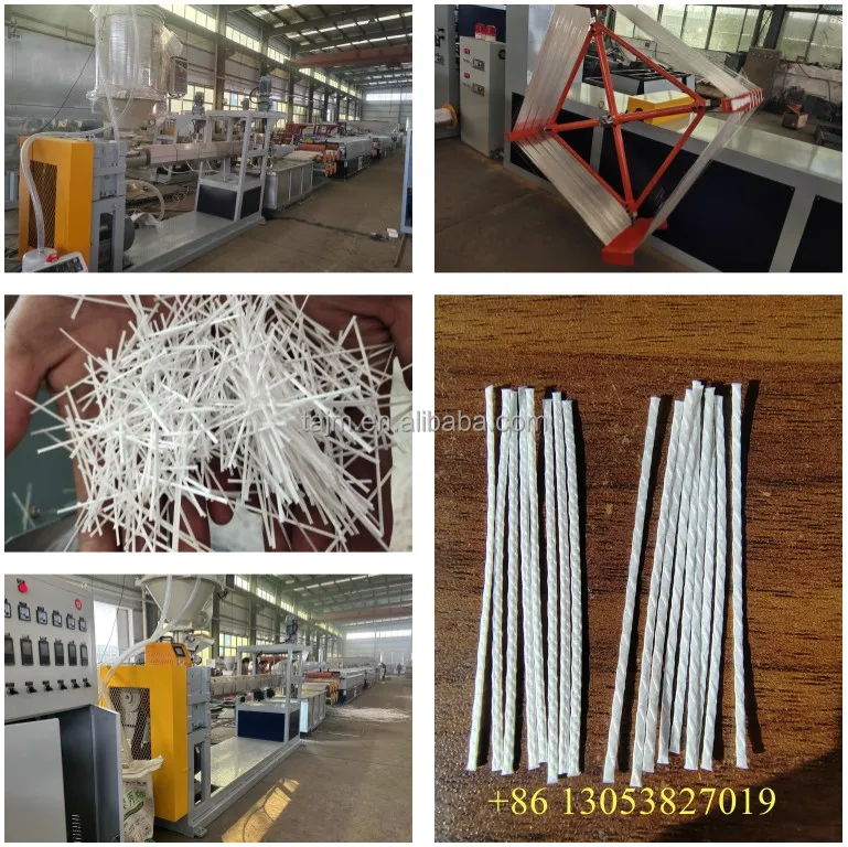 Micro and Macro Fiber Bunches Fiber Making Machine with Online Cutting ...