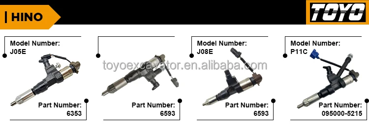 Engine Engine Injector D6e 044512067 F7277-2-2086 Rail Fuel Injector ...