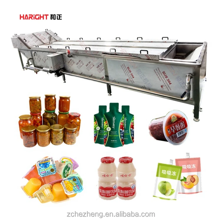 Water Bath Vacuum Soft Package Pasteurization Machine Bottled Drinks ...