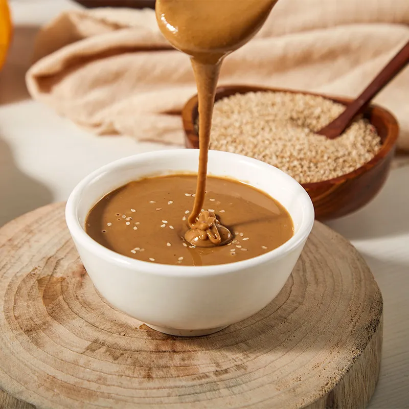 Roasted Sesame Paste Tahini Ground Sesame Creamy Sauce Natural Butter ...