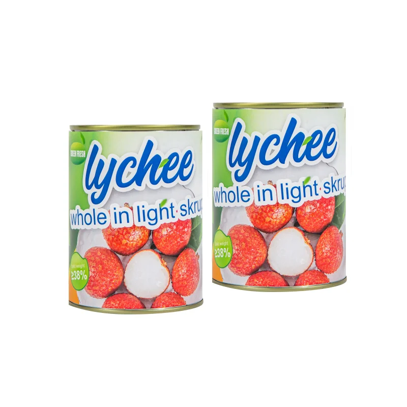 Chinese New Season Whole Peeled Canned Lychee - Buy New Season Steamed ...