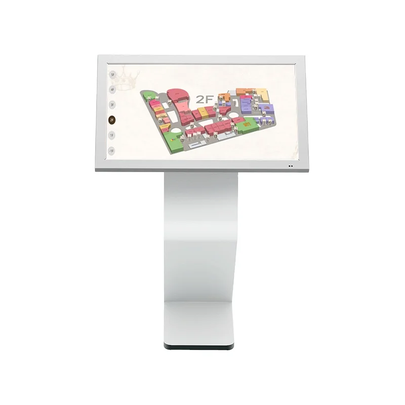 Horizontal Floor Standing Android Kiosk Touch Screen Advertising Player ...