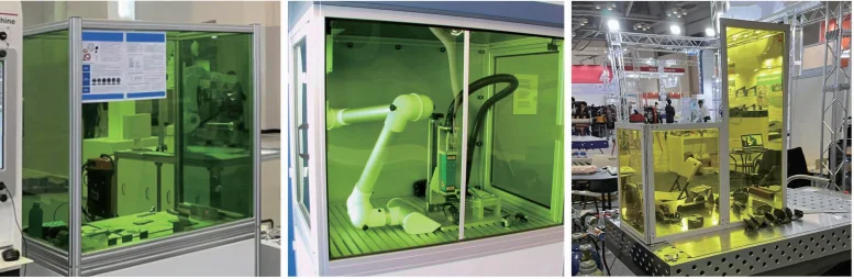 1200x1000x3.3mm Laser Safety Window Used for Blue Laser Machine 1060nm ...