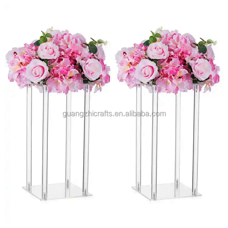 Acrylic Flower Stand Wedding Centerpieces for Birthday Party