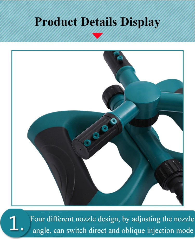 Round Cover Vortex Sprinkler High Water Pressure Plastic Garden ...